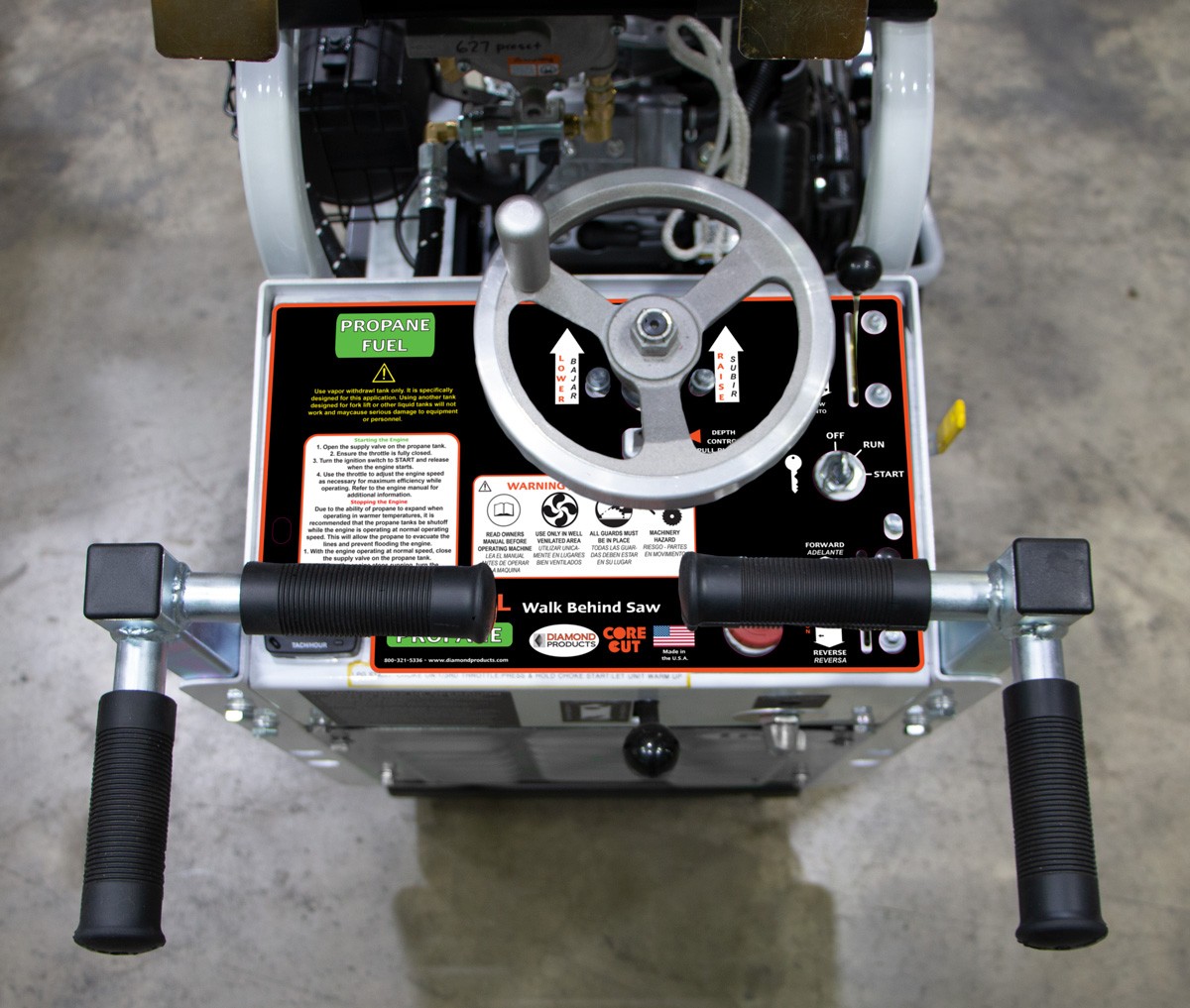 CC1823BVXLP Propane Walk Behind Saw