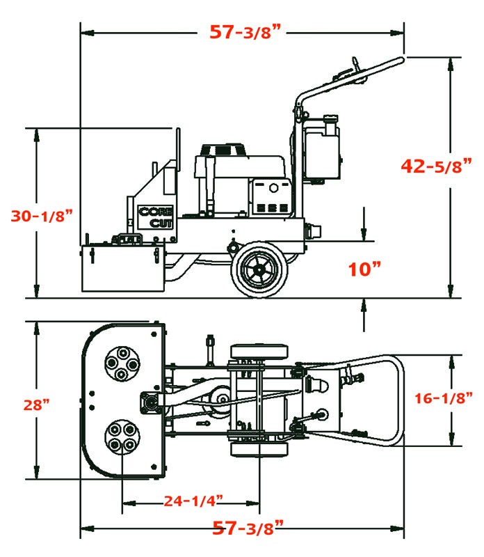 CPG200 DUAL HEAD FLOOR GRINDER